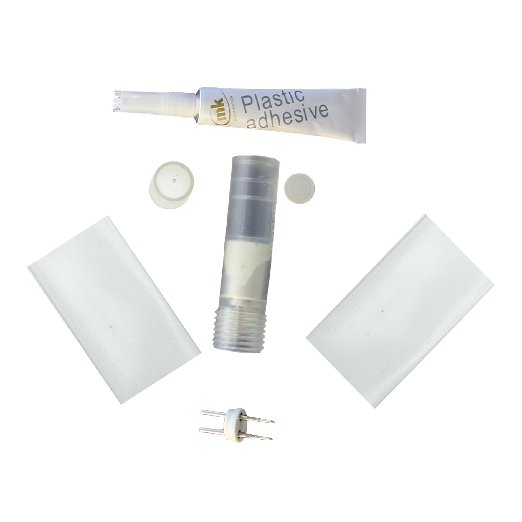 Olsen Batterier - 001-143 QuickFix+Rope Light Adapter 7cm Transparent